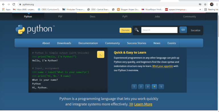 Python 3 Setup And Installation Guide - My CS Tutorial — CBSE Skill ...