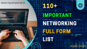 110+ Important Networking Full Form List - Download PDF - MyCSTutorial ...